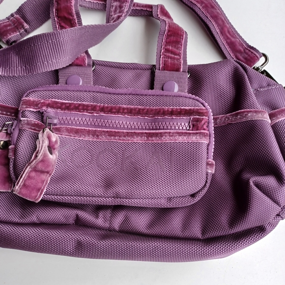 Kookai | Bags | Kookai Purple Velvet Purse | Poshmark